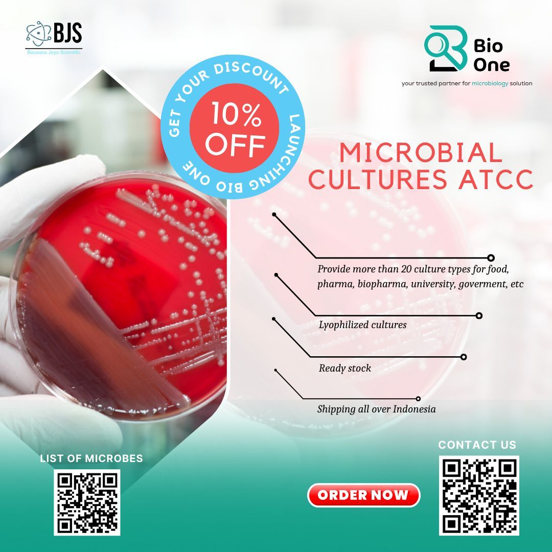 Promo Microbial Cultures ATCC - PT Baswara Jaya Scientific